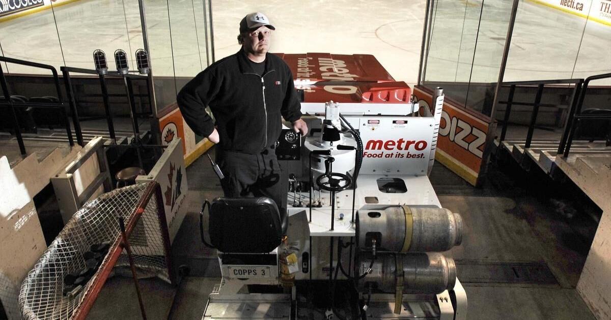 You wanna drive the Zamboni?
