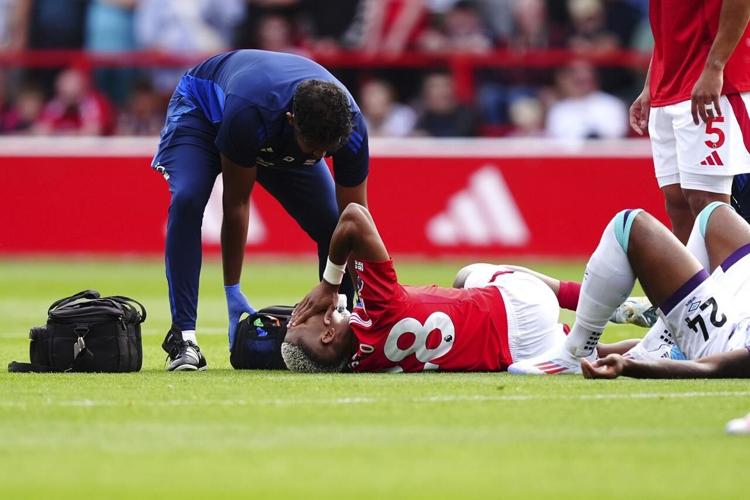 Nottingham Forest's Danilo suffers broken ankle in Premier League game