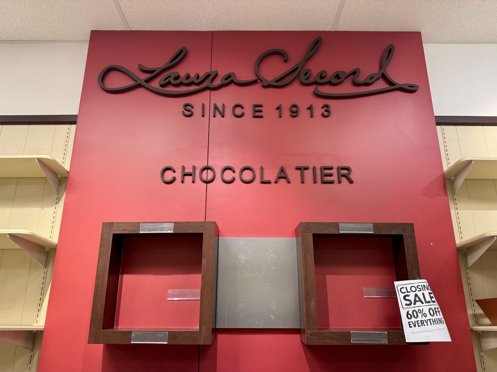 Laura Secord closing Jackson Square shop