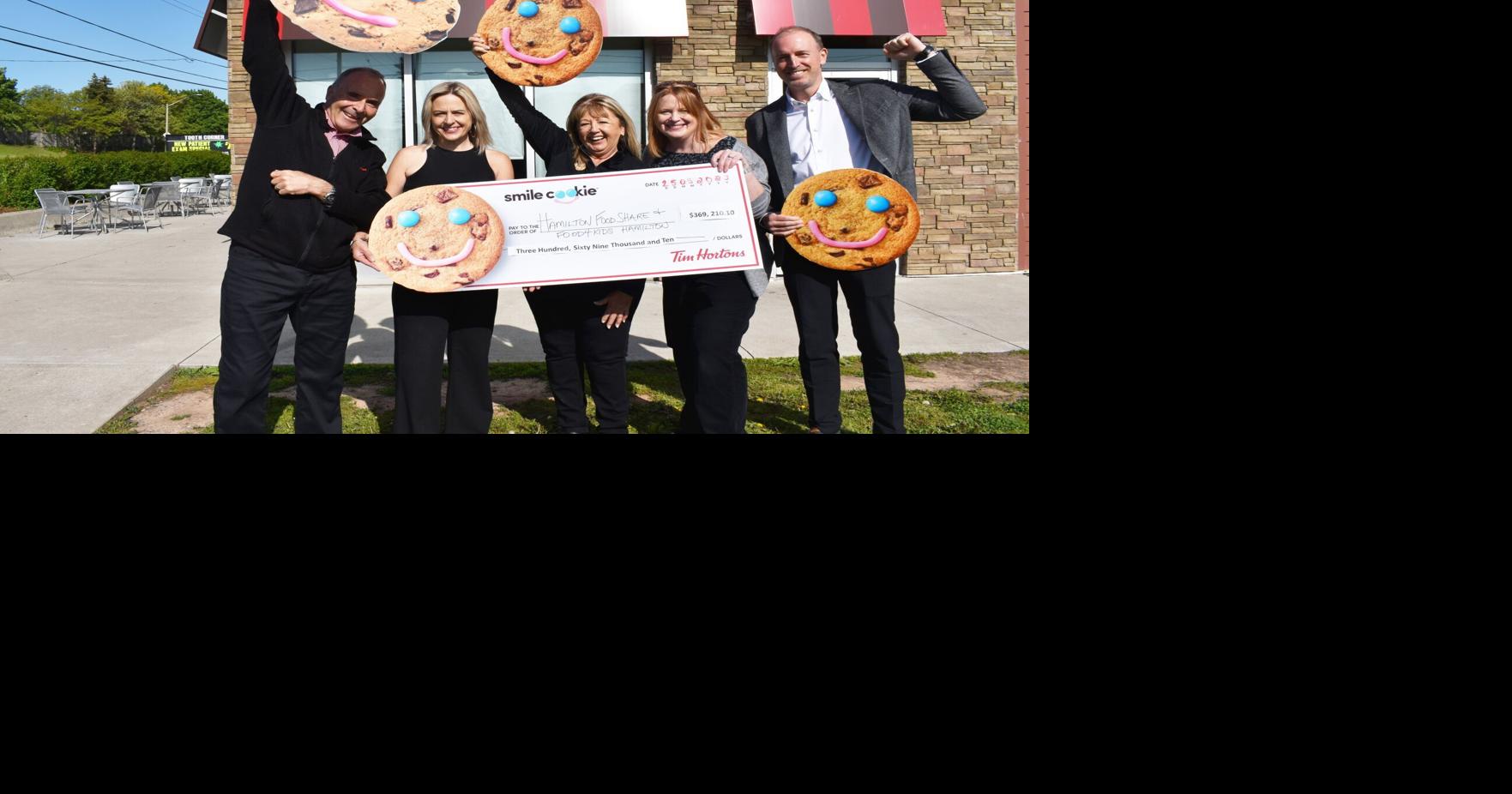 Tim Hortons Smile Cookies raise $369,000 for Hamilton charities