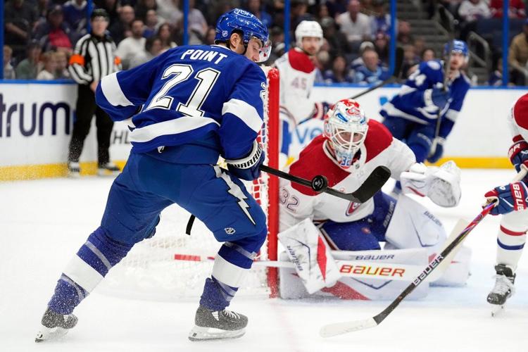 Lightning hold off the Canadiens 5-4, extend winning streak to 4 games