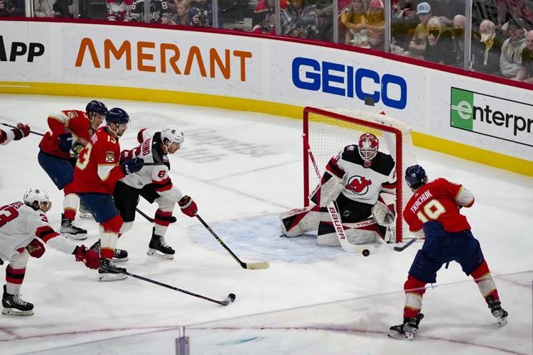 Panthers have 4-goal 3rd in 4-2 comeback win over Devils