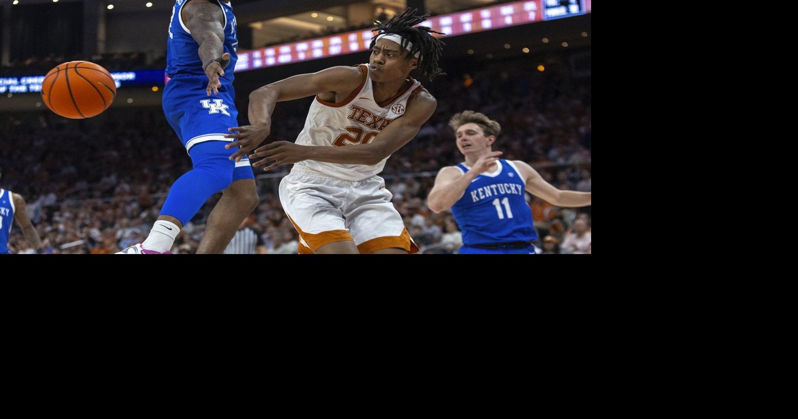 Johnson, Mark score season bests to lead Texas past No. 15 Kentucky 82-78