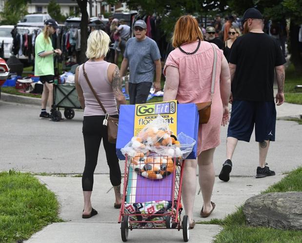 Turning trash to treasure at annual Beach Strip yard sale