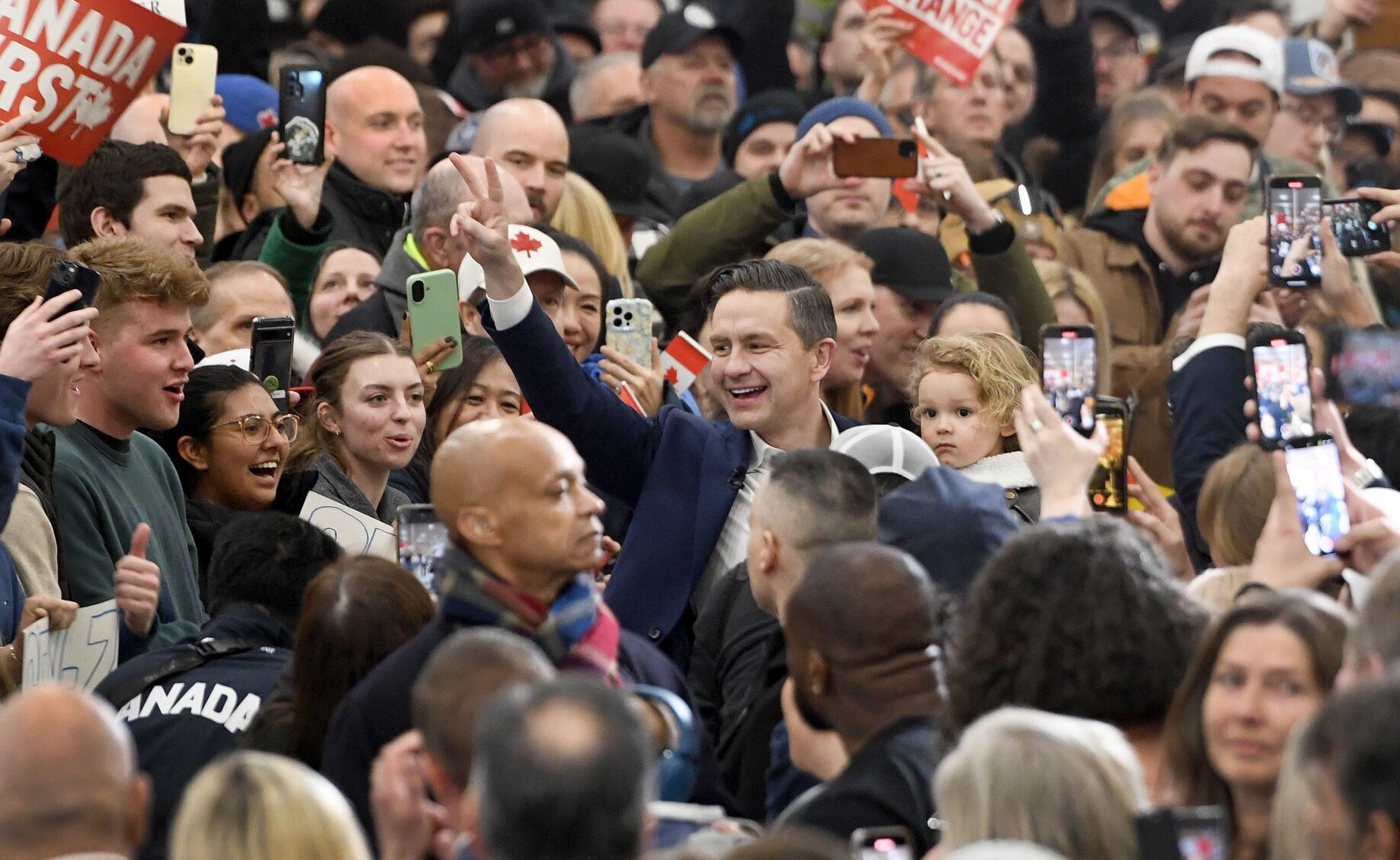 Poilievre’s Conservative rally draws thousands in Hamilton