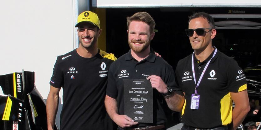 Canadian engineering students vie for Renault F1 placement