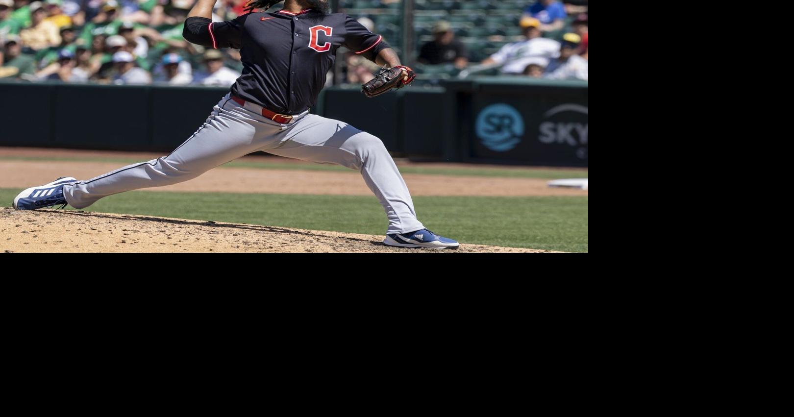 Slade Cecconi pitches Guardians to 3-0 win over Athletics