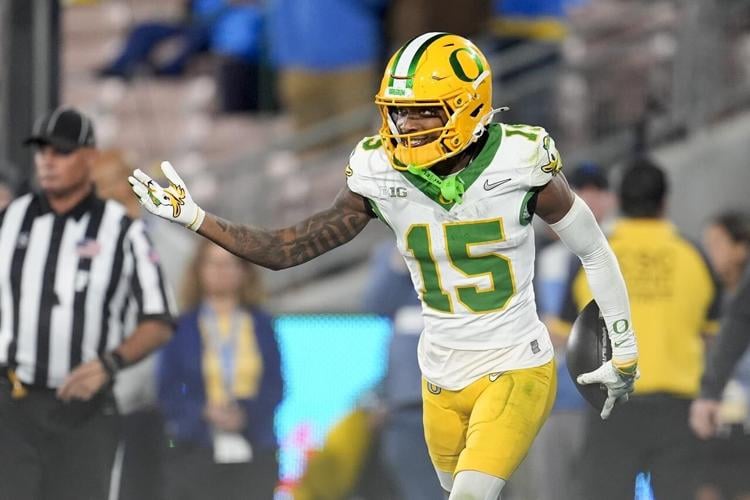 Oregon receiver Tez Johnson looks forward to third-ranked Ducks' duel with No. 2 Ohio State