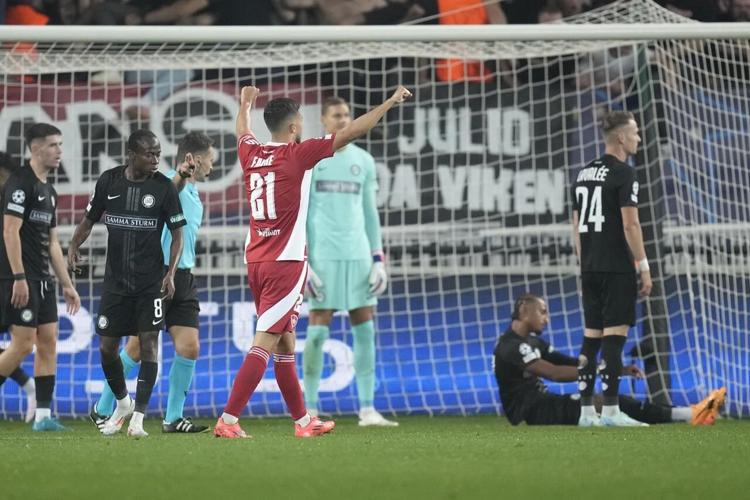 Brest's first-ever European goal is scored at home but far from its own ...