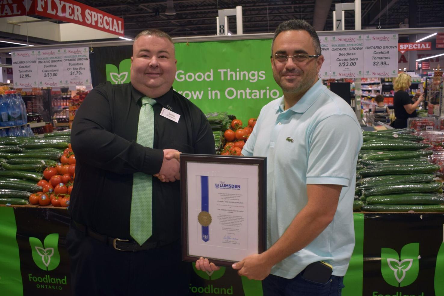 Hamilton’s Starsky Fine Foods honoured with Foodland Ontario Platinum ...