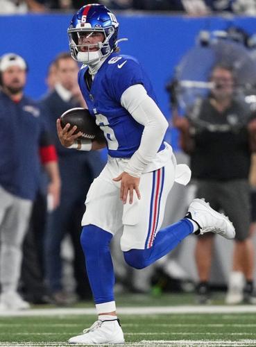 Giants' Jaxson Dart clears concussion protocol after taking a hit in preseason game vs. Patriots