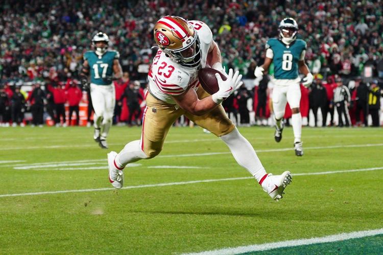 49ers overcome injuries to defeat Eagles in wild-card thriller