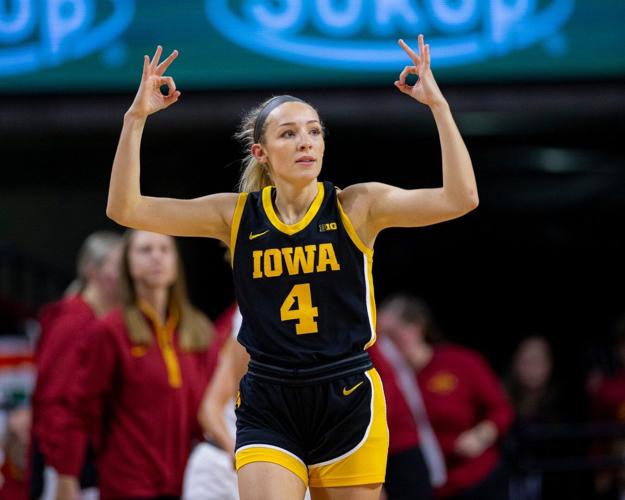Audi Crooks scores 30 points, No. 10 Iowa State holds off No. 11 Iowa ...