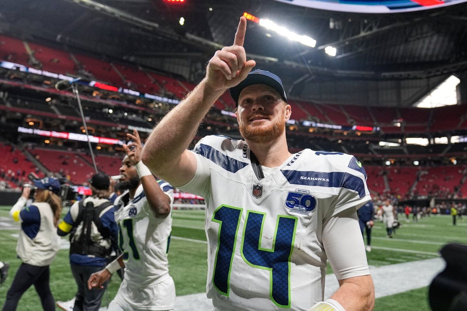 Seahawks’ Darnold bounces back from trio of shaky games, stands out in ...