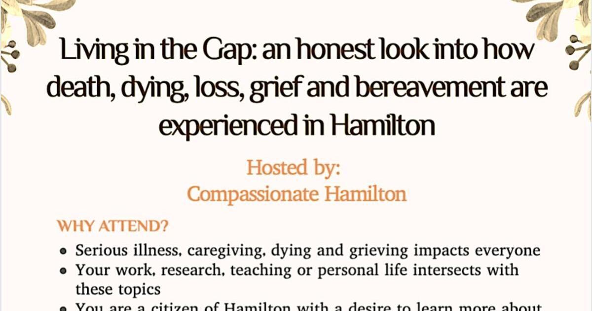New network hopes to create conversation around death and dying in Hamilton