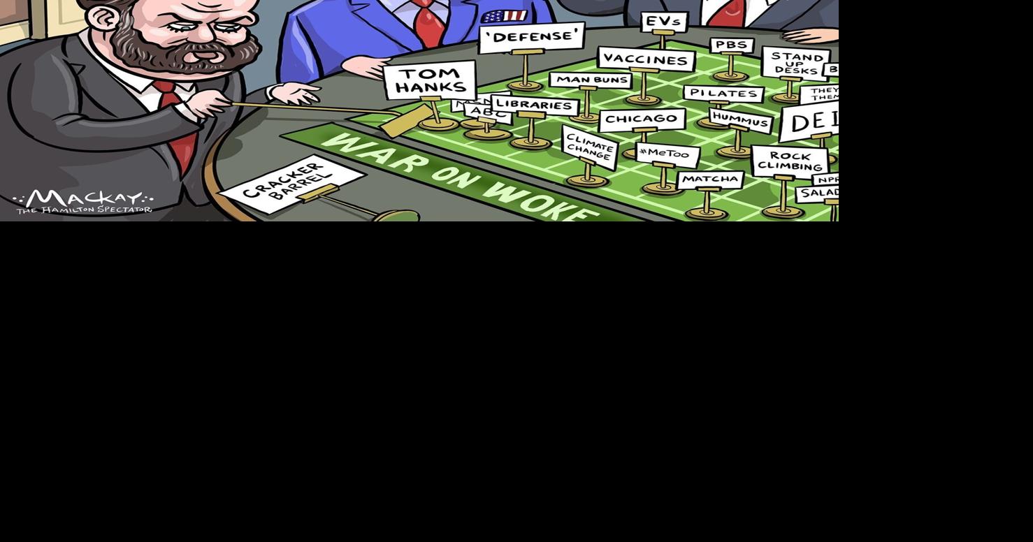 Trump is deep in the 'woke' war room