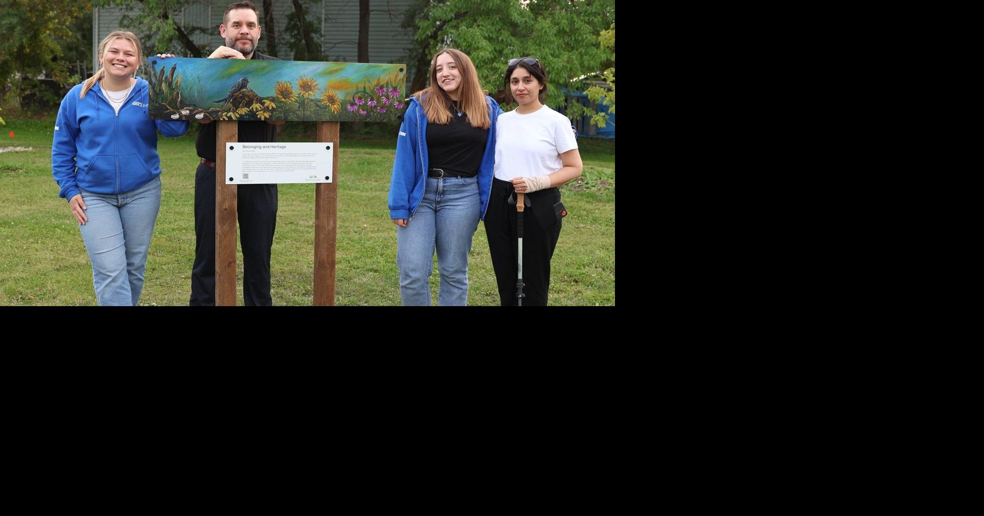 Ritchot unveils first of four park art installations