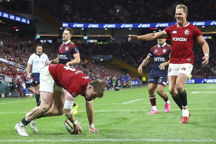 British and Irish Lions surge in second half to beat Queensland Reds 52-12