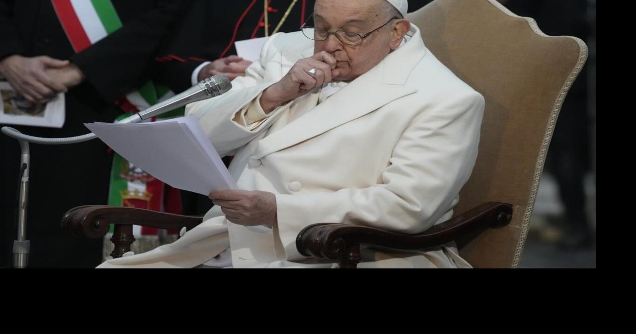 Pope Francis makes his first public appearances since being stricken by ...
