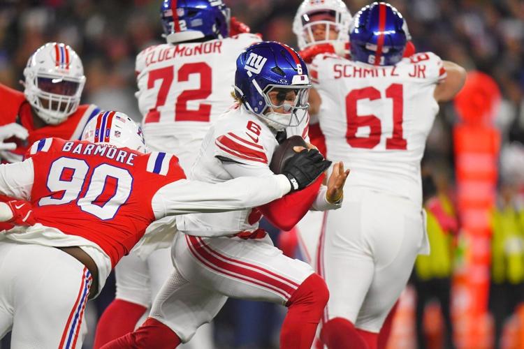 Giants QB Jaxson Dart wants to run like Patrick Mahomes and Josh Allen ...