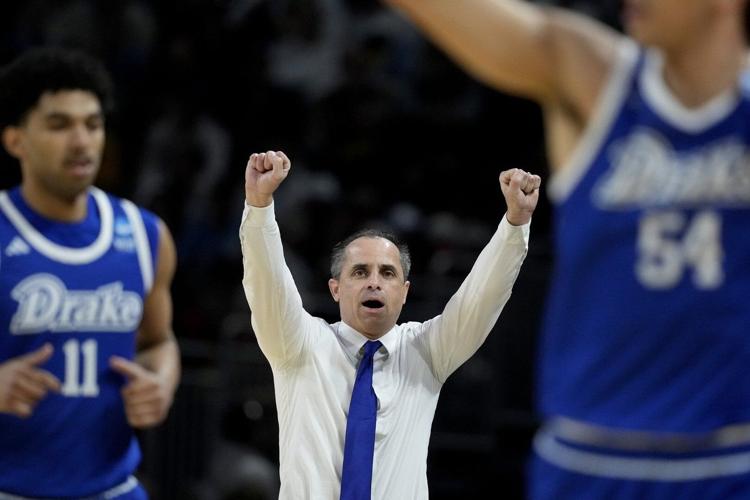 Best friends Ben McCollum of Drake, Grant McCasland of Texas Tech ...