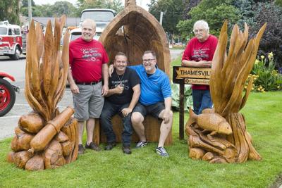 Thamesville unveils War of 1812 - Themed Wood Carving