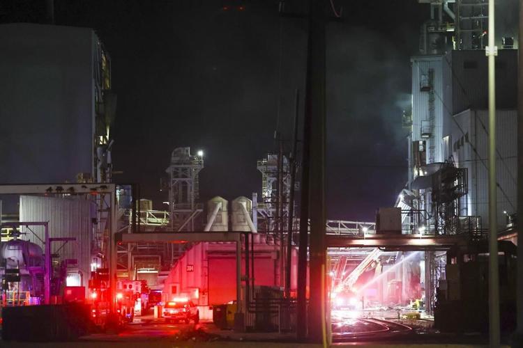 Explosion and fire injures 8 workers at Illinois soybean processing plant