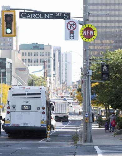 Should Hamilton ban right turns at all red lights?