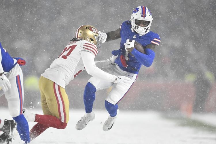Josh Allen has TDs passing, rushing and receiving as Bills rout 49ers ...