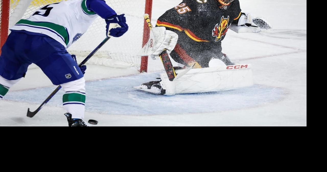 Jacob Markstrom's fractured finger prompts goalie shuffle in Calgary