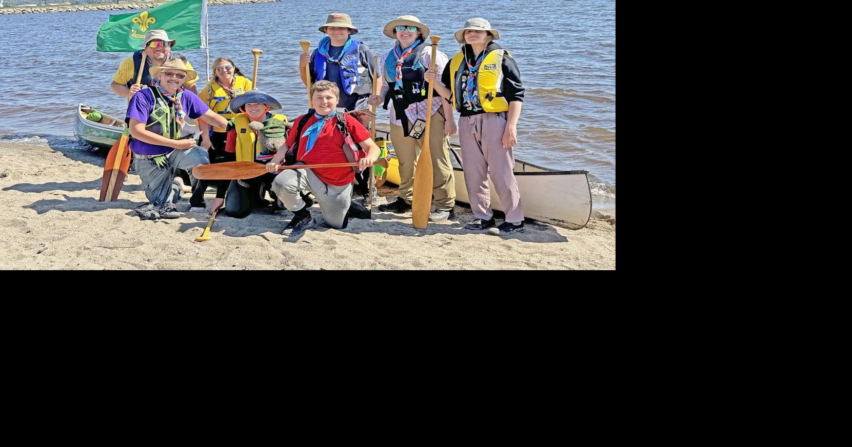 Scouts sail through week-long canoe trip