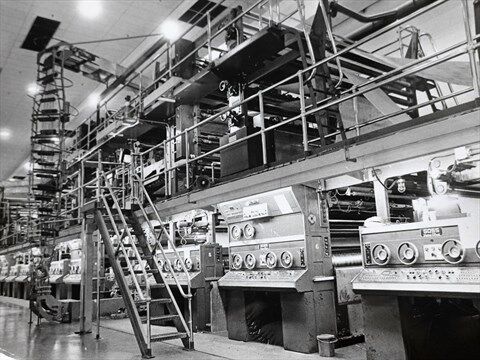 End of an era for the iconic Hamilton Spectator presses on Frid Street