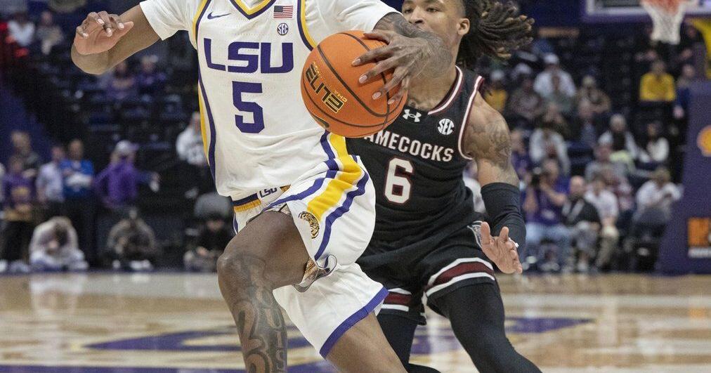 Cam Carter scores 17 points, LSU jumps out early and rolls past South ...