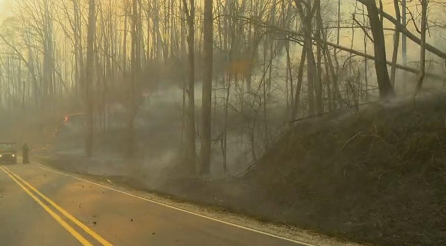Wildfires in North and South Carolina fueled by drought, wind and fallen trees from Hurricane Helene