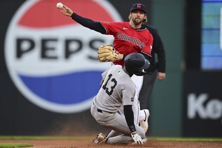 Tanner Bibee settles in after first-pitch homer, Guardians rally to ...