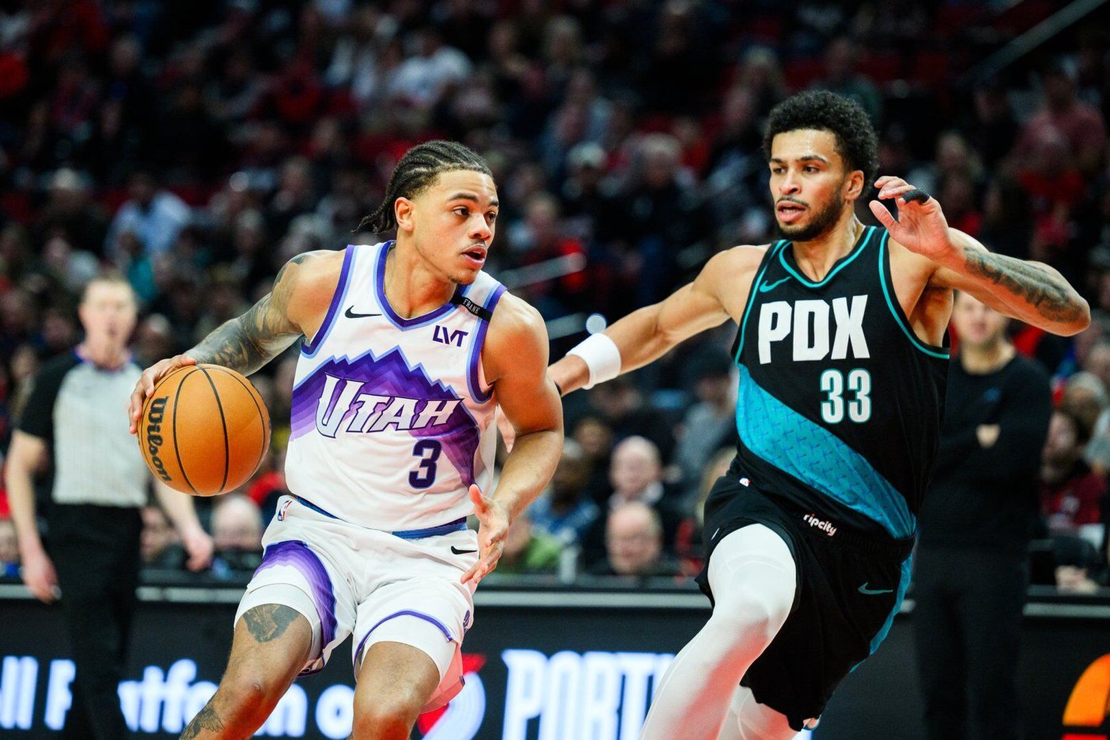 Blunt conversation and hard work propels Jazz guard Keyonte George to ...