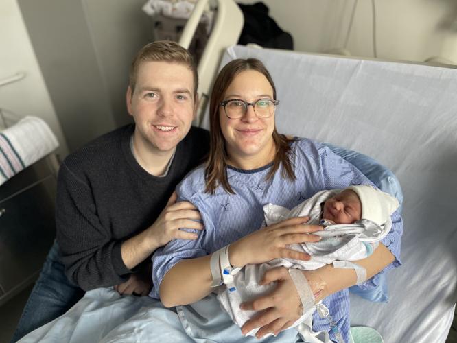 Miller family welcomes Hamilton’s first baby of 2025