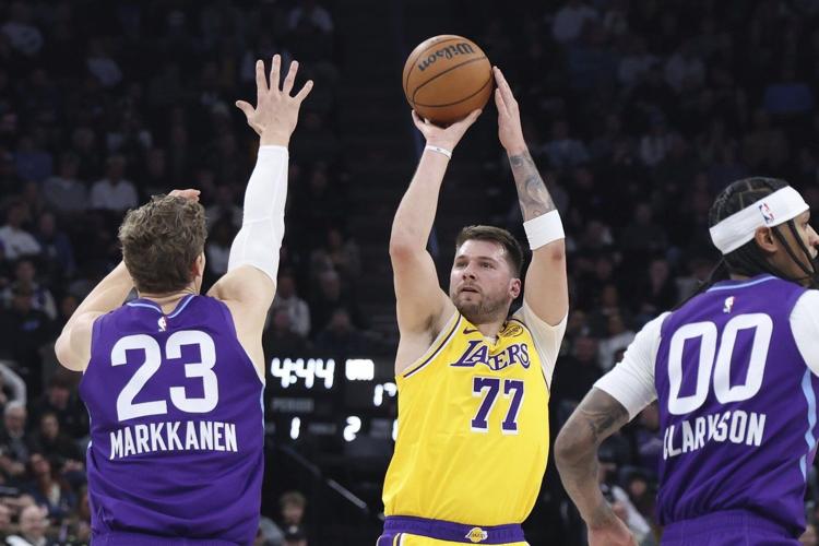 Luka Doncic frustrated by his rough shooting game, but the Lakers ...