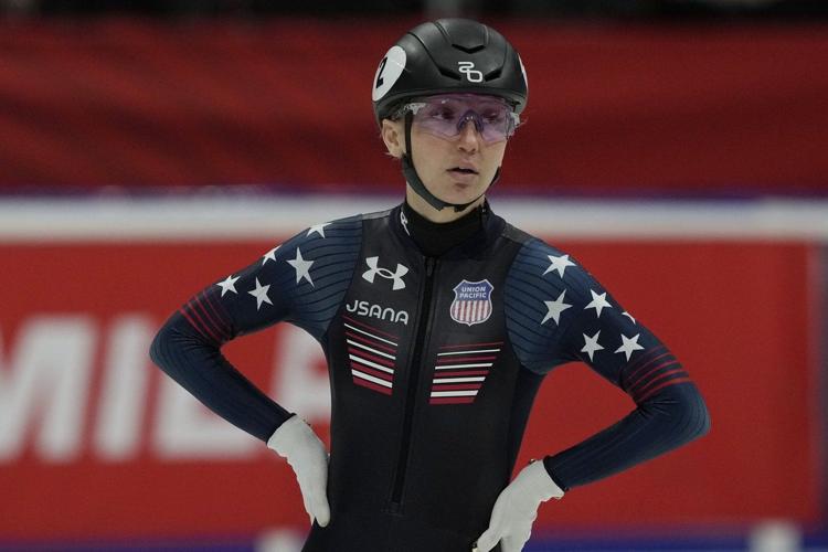 American short track skater Kristen Santos-Griswold looking for Olympic ...