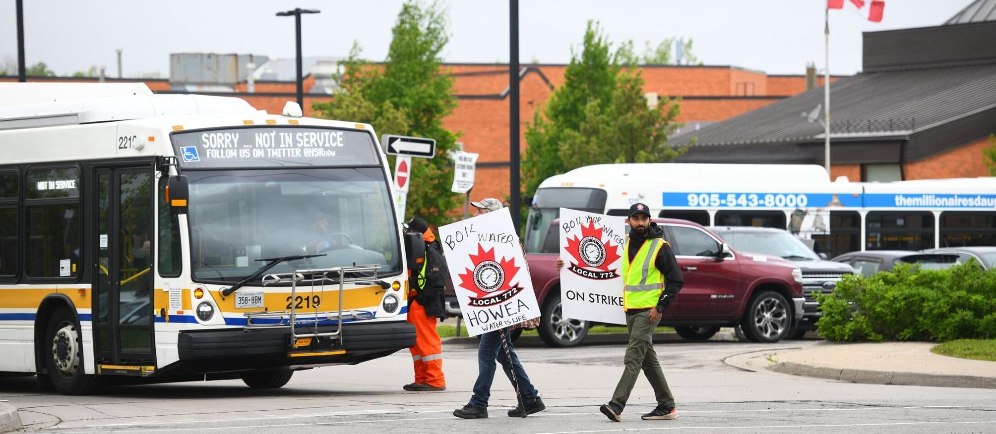 HSR riders delayed by water worker strike disruption