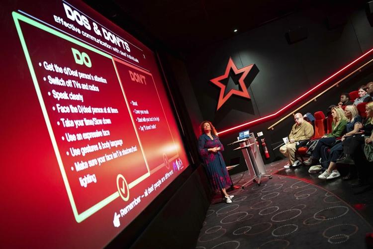 A new initiative will allow UK deaf audiences to see captioned films ...