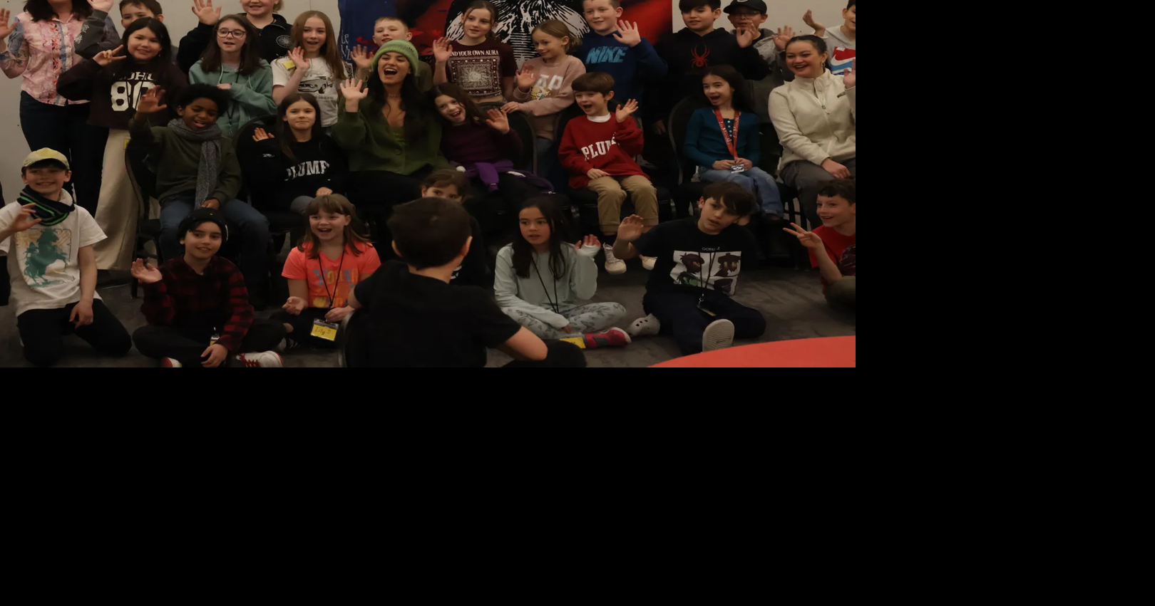 Students meet with Broadway actors during Les Misérables’ Calgary run