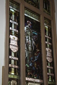 Stained glass opens window to the past