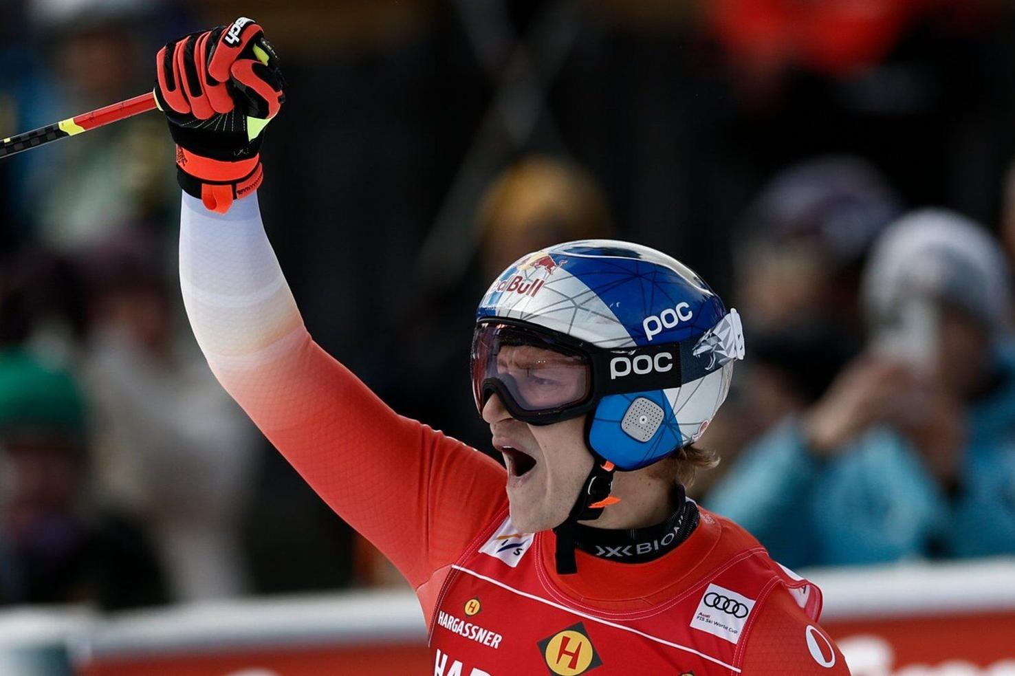 Swiss ski star Odermatt wins foggy downhill to match Tomba's 50 in ...