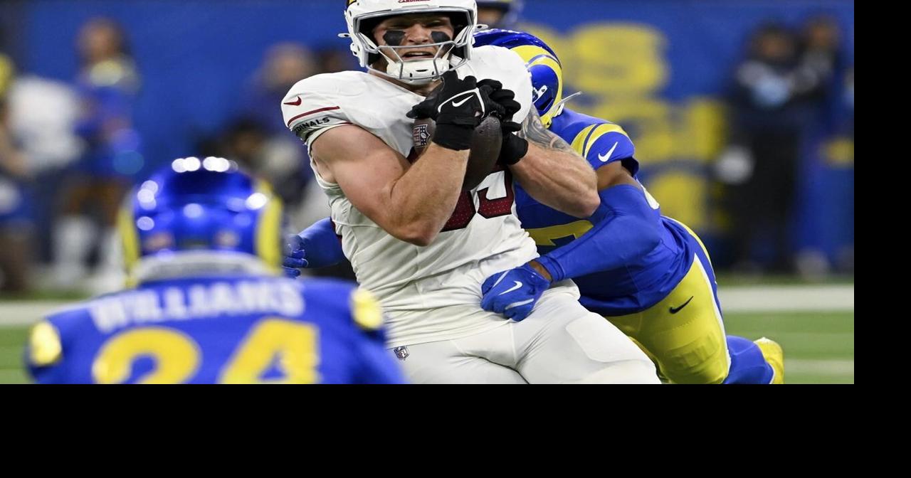 Cardinals' Trey McBride reaches milestones, but deflection off helmet ...