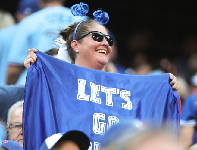 Joyous Blue Jays fans celebrate triumph over Yankees
