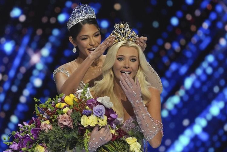 Victoria Kjær Theilvig of Denmark is crowned the 73rd Miss Universe