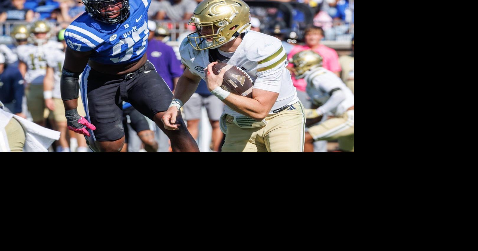 Fumble return and late offense lead No. 12 Georgia Tech past Duke 27-18