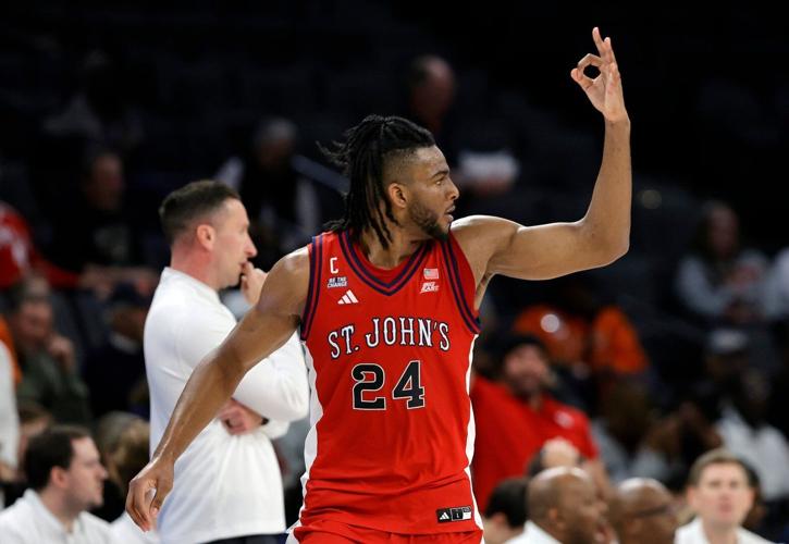 Ejiofor has 8 blocks to help No. 23 St. John's hold off Mississippi, 63-58