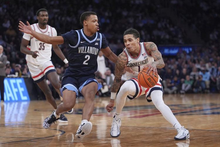 UConn uses late run to beat Villanova 73-56 in Big East Conference ...